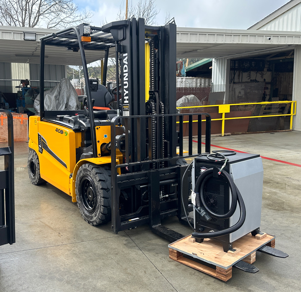 New Electric Forklifts - 2023-03-16 - Blog - Channel Lumber